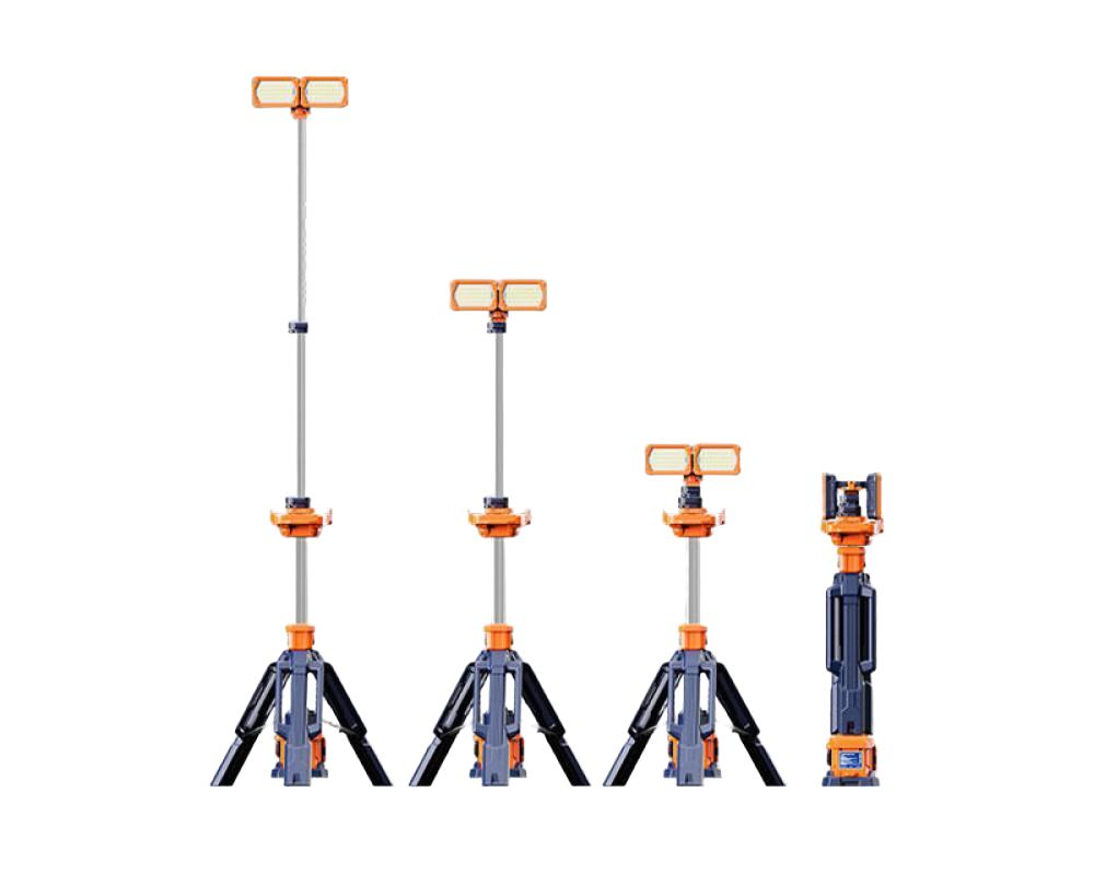 Lichtmast mit Teleskop-Mast DIRECT-200 12.000 Lumen 2,3 Meter – Kipor.org